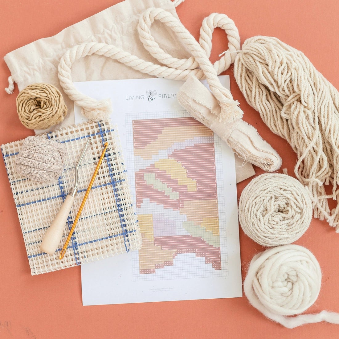 latch hook wool spotlight