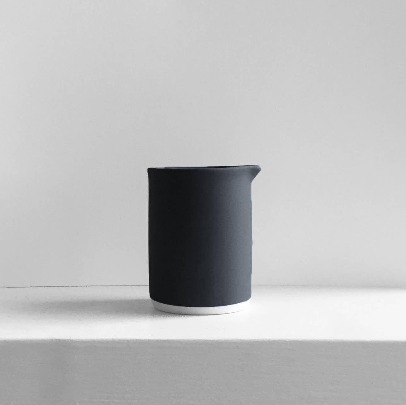 Matte Black Porcelain Beaker by Guten Co | Made, Modern Handmade