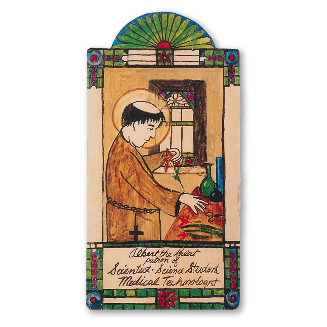 St. Albert the Great Retablo by Lynn Garlick Retablos | Made, Modern ...
