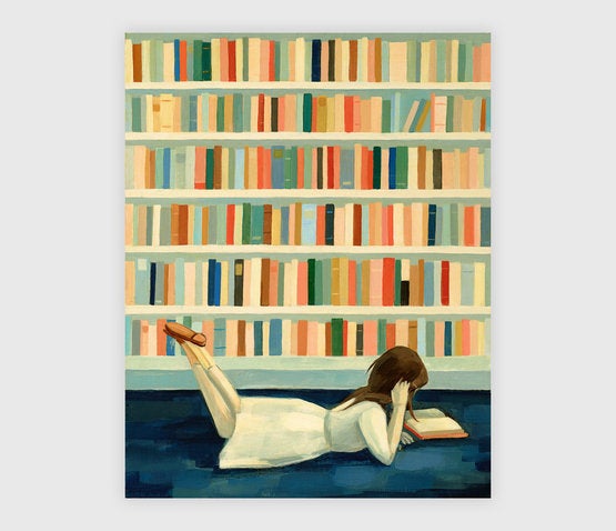 I Saw Her in the Library Art Print by Emily Winfield Martin | Made ...