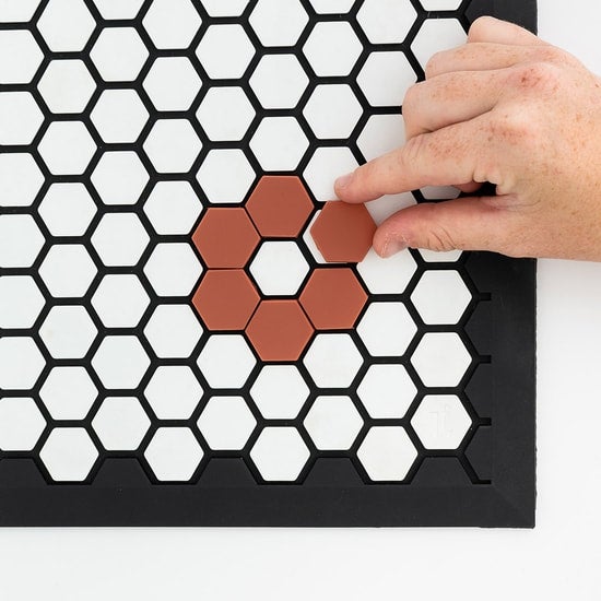 Hexagon Silicone Tiles for Tile Mat Door Mat by Letterfolk | Made ...
