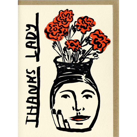 Thanks Lady Card Set by People I've Loved | Made, Modern Handmade