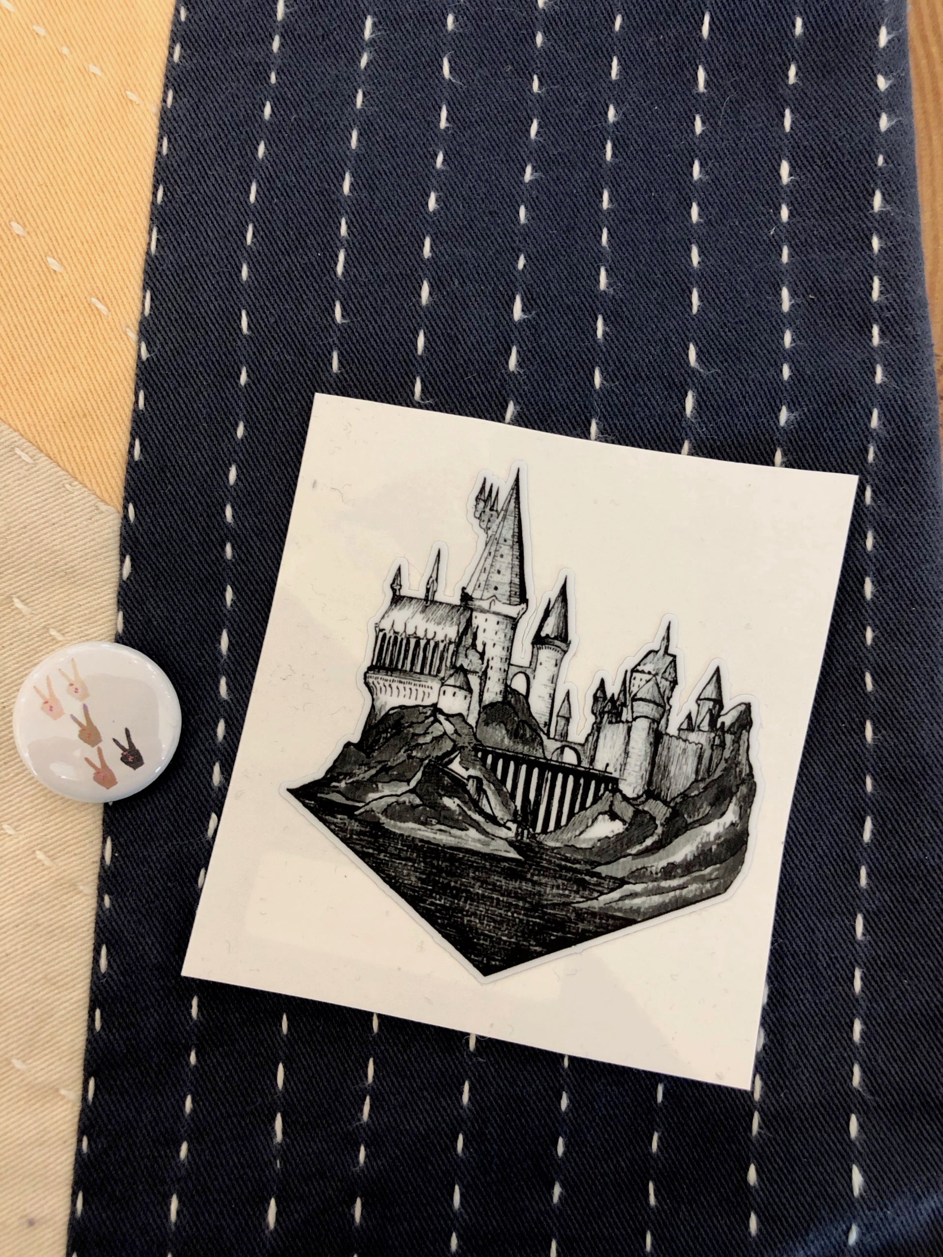Hogwarts Vinyl Sticker | Made, Modern Handmade