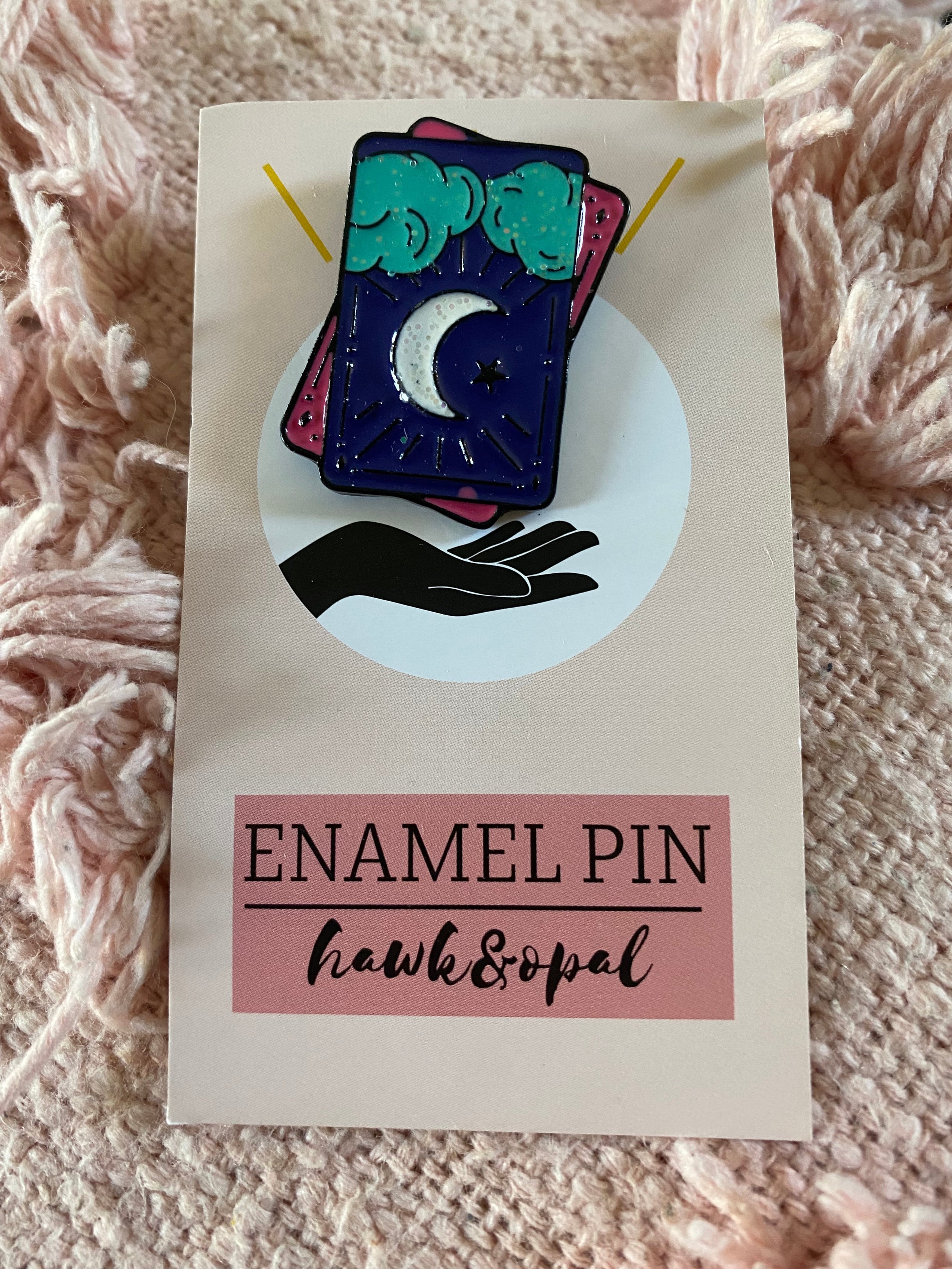 Tarot Card Enamel Pin | Made, Modern Handmade