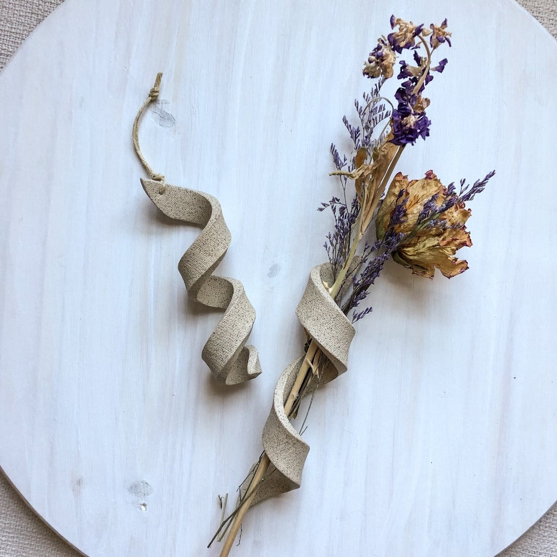 Speckled Ceramic Wall Vase by Hand + Fiber | Made, Modern Handmade