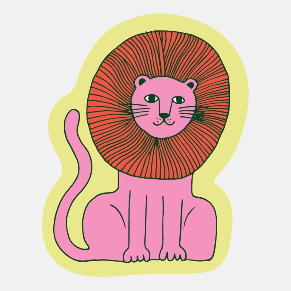 Lion Vinyl Sticker by The Good Twin | Made, Modern Handmade