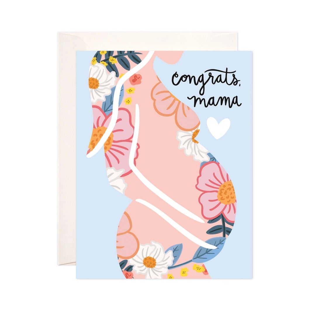 Congrats Mama Greeting Card by Bloomwolf | Made, Modern Handmade