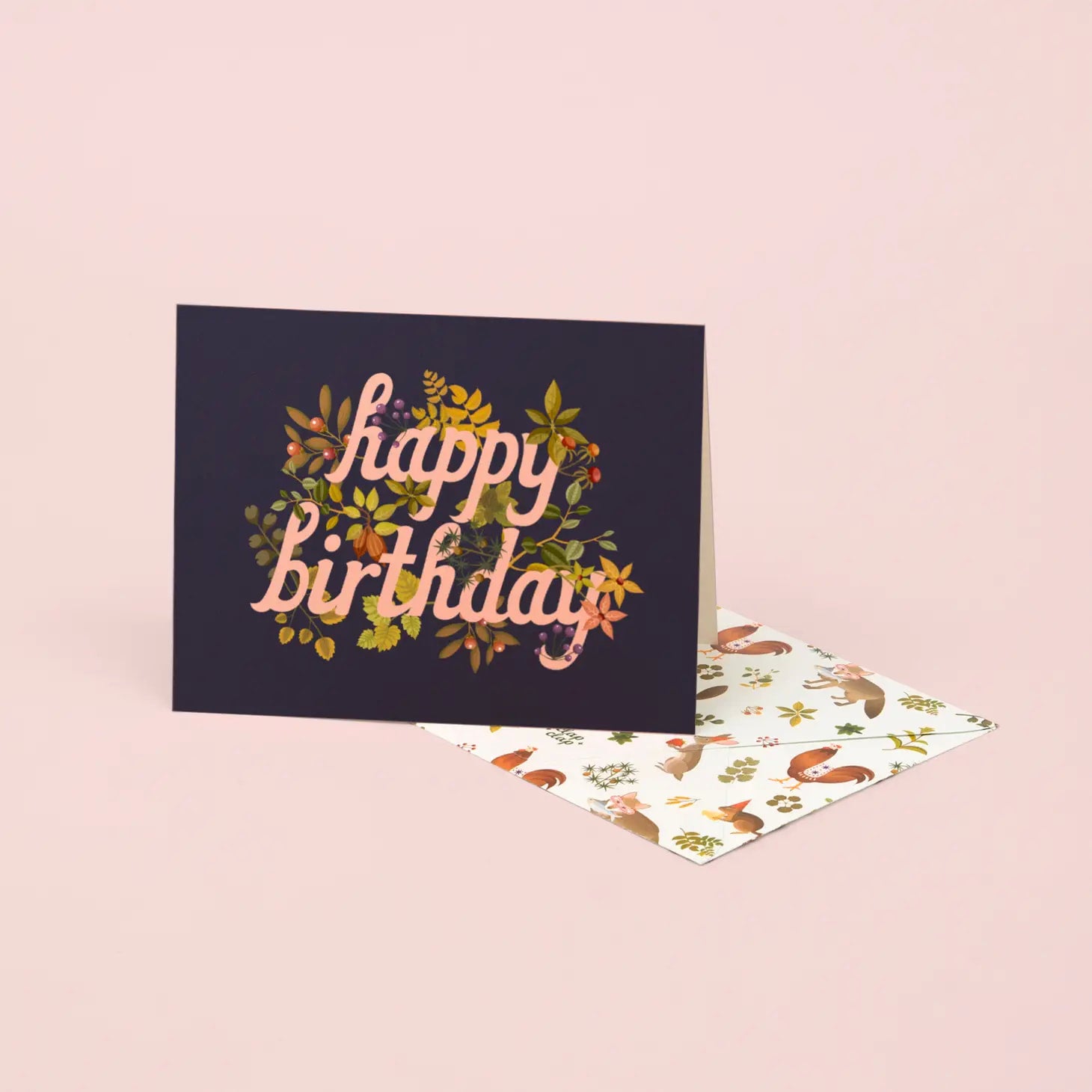 Botanic Birthday Greeting Card by Clap Clap | Made, Modern Handmade