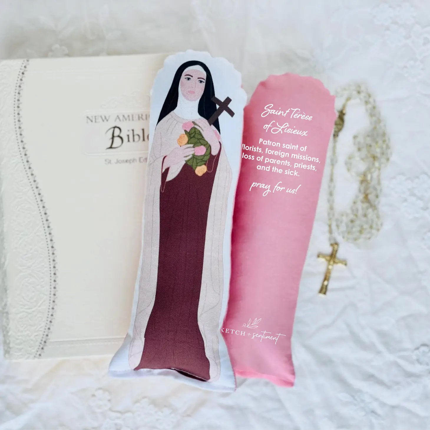 Saint Therese of Lisieux Prayer Doll by Sketch + Sentiment | Made ...
