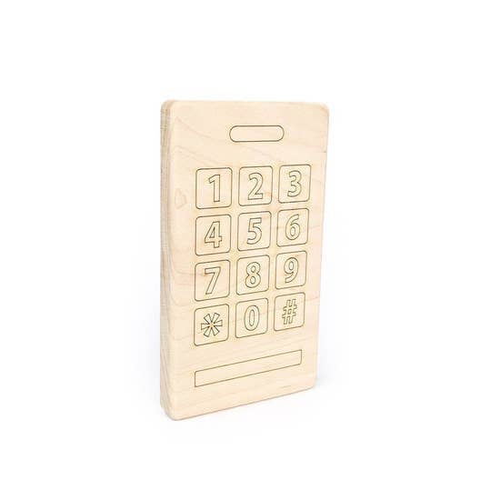 Wooden Smart Phone Toy by Manzanita Kids | Made, Modern Handmade