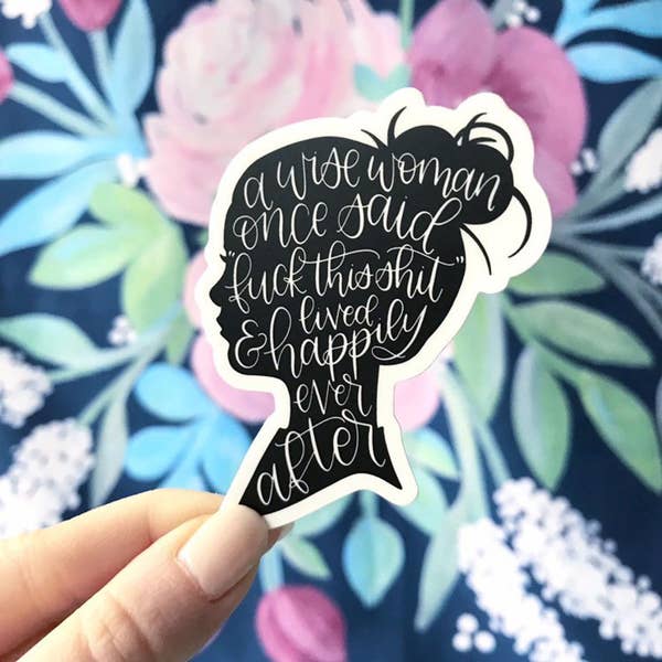 Wise Woman Vinyl Sticker by Elyse Breanne Designs | Made, Modern Handmade