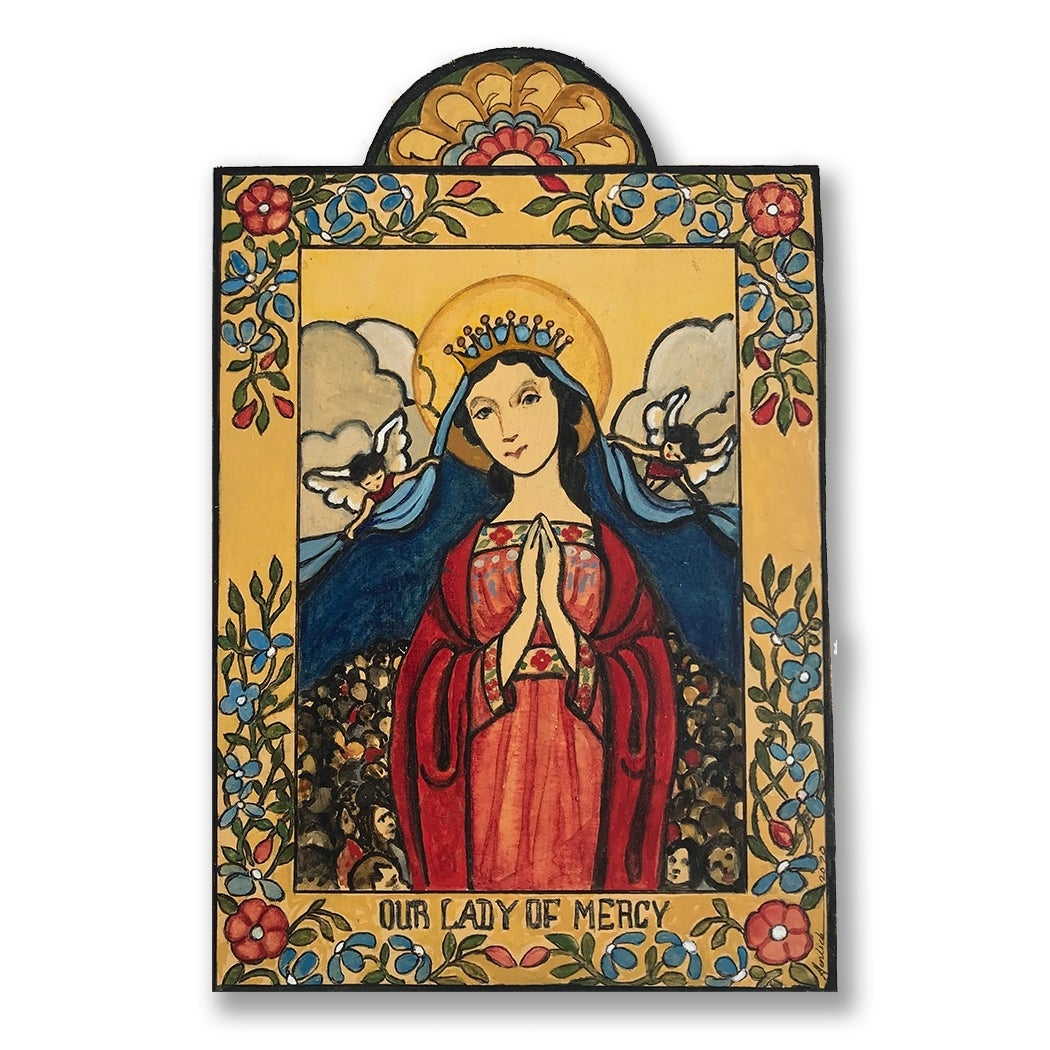 Our Lady of Mercy Retablo by Lynn Garlick Retablos | Made, Modern Handmade