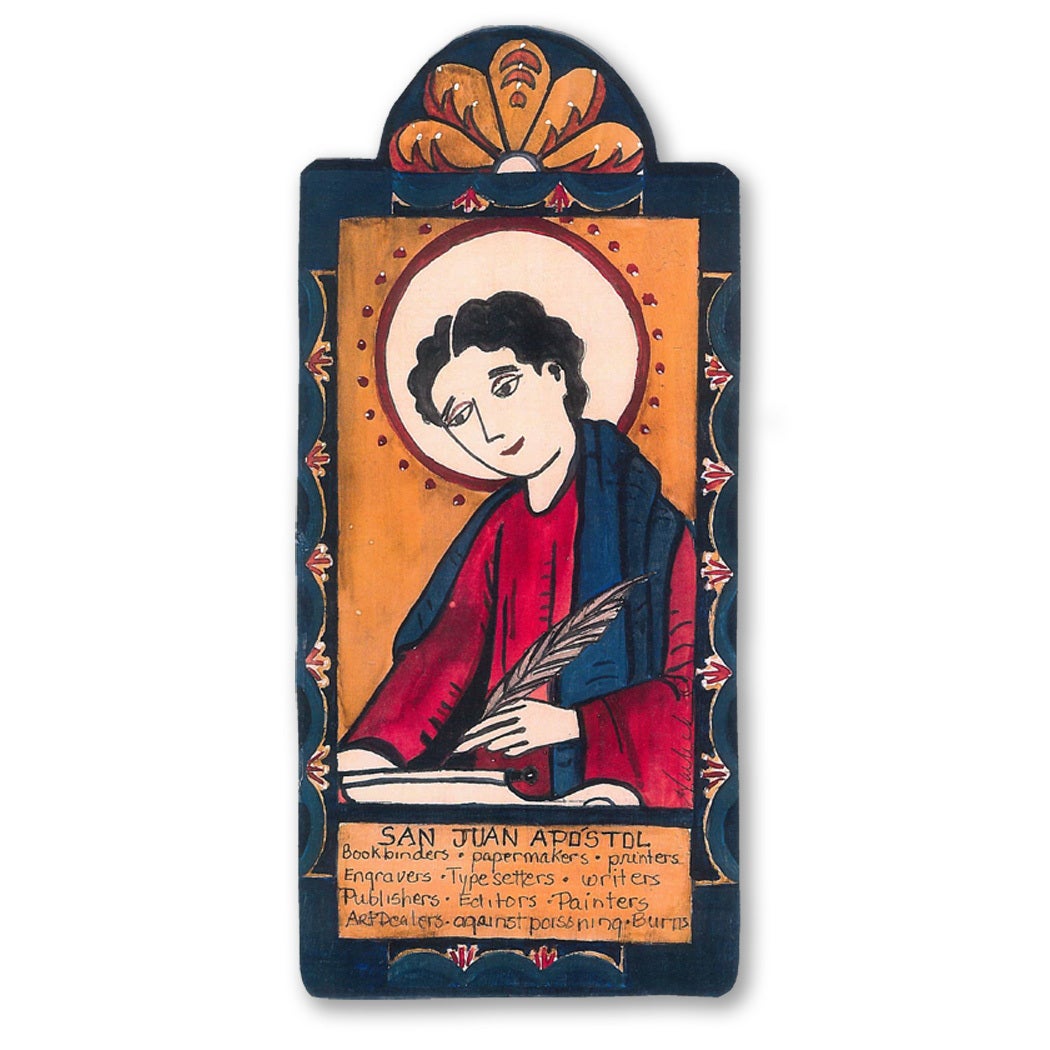 San Juan Apostol Retablo by Lynn Garlick Retablos | Made, Modern Handmade