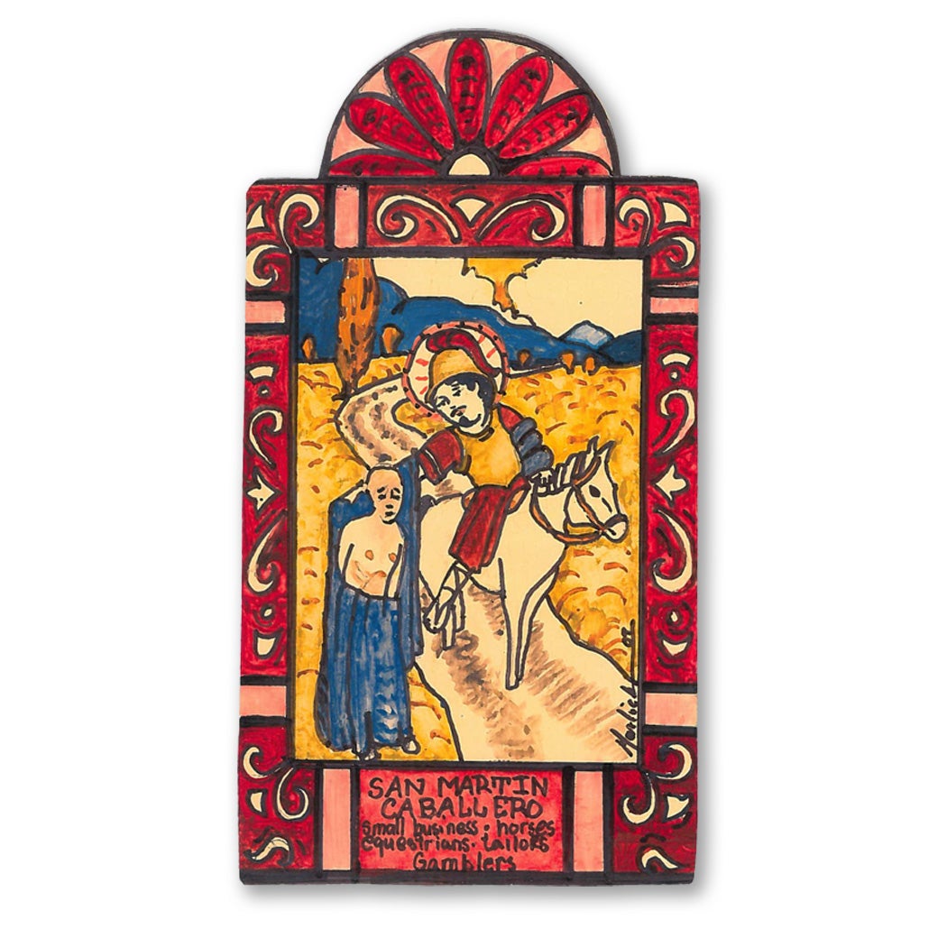 San Martin de Tours Retablo by Lynn Garlick Retablos | Made, Modern ...