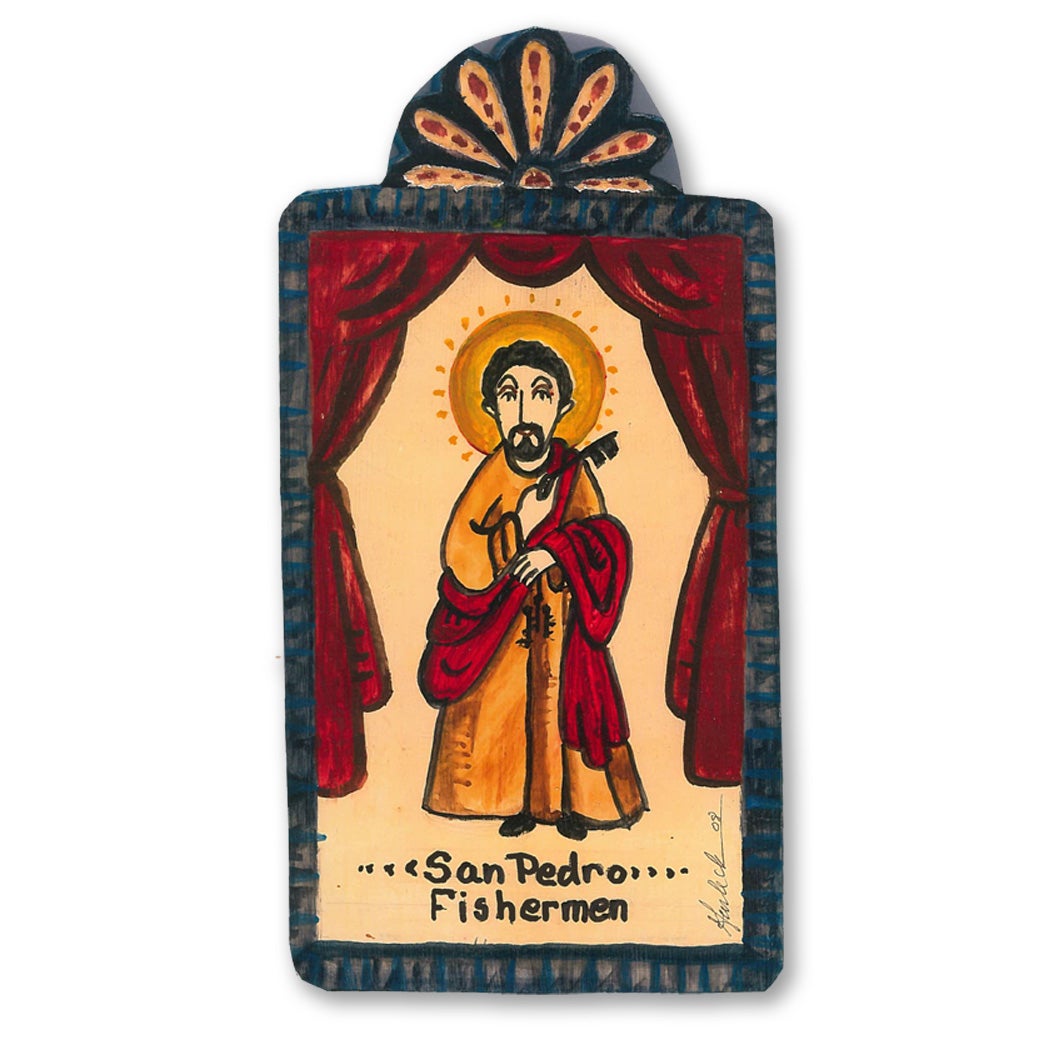 San Pedro Retablo by Lynn Garlick Retablos | Made, Modern Handmade