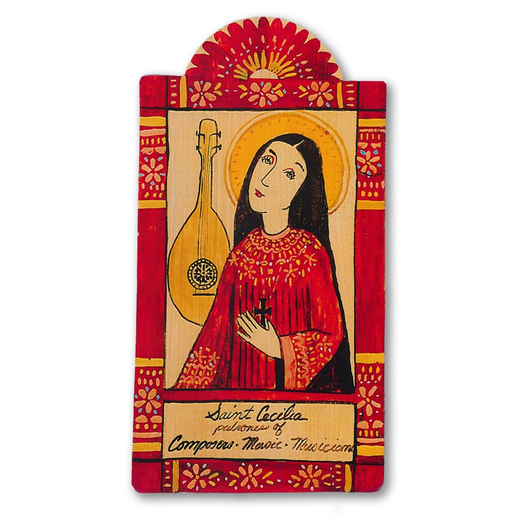 Santa Cecilia Retablo by Lynn Garlick Retablos | Made, Modern Handmade