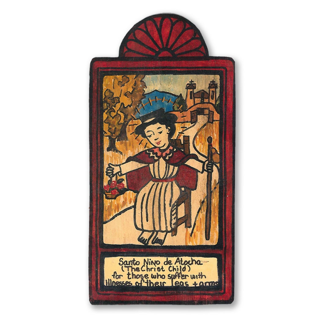 Santo Nino de Atocha Retablo by Lynn Garlick Retablos | Made, Modern ...