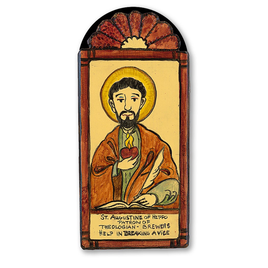 St. Augustine Retablo by Lynn Garlick Retablos | Made, Modern Handmade